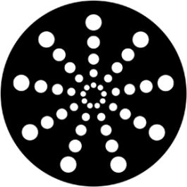 Radial Circles Gobo