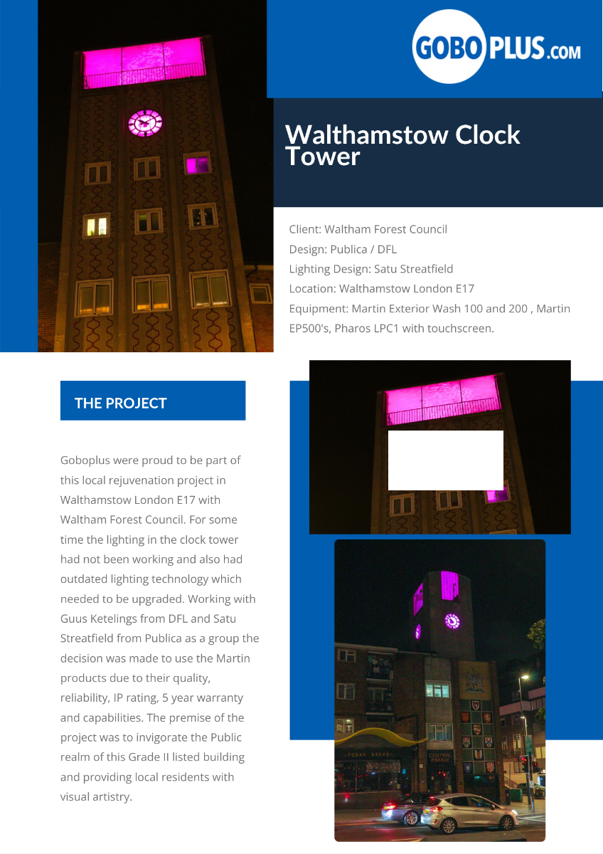 Walthamstow Clock Tower Case Study
